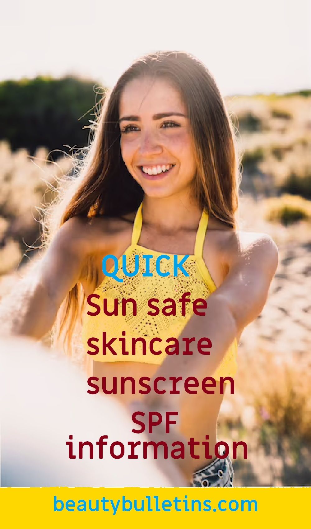 Sun safe skincare sunscreen SPF information and an offer